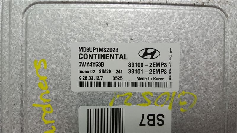 HYUNDAI ELANTRA 2013 Electronic Control Module; (1.8L), AT, Sdn ...