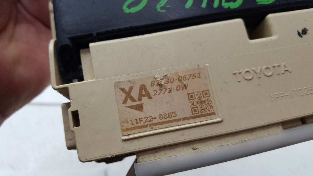 TOYOTA CAMRY 2012 Multiplex Network (LH dash), US market, VIN K (5th ...